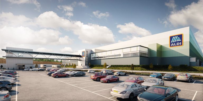 Aldi Bedford RDC CGI's - The Harris Partnership